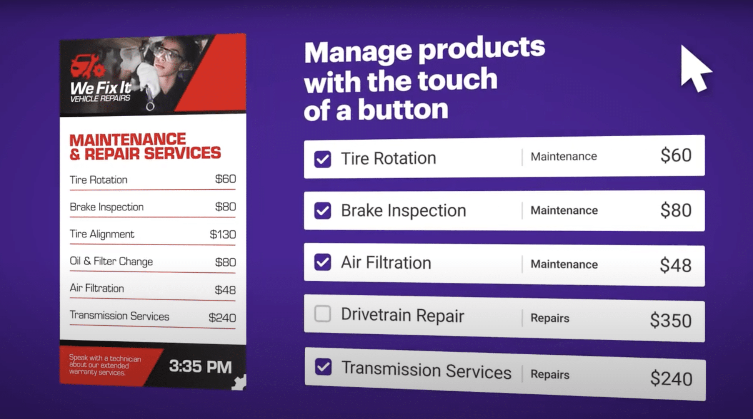 Menu Board - Spectrio